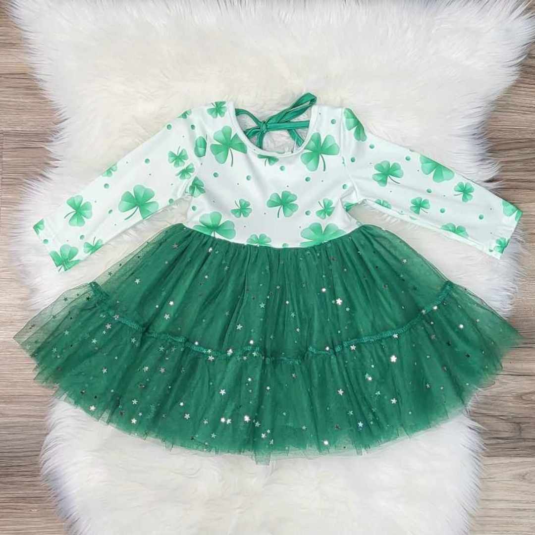 Shamrock Sparkle Tulle Dress – A Touch of Magnolia Boutique